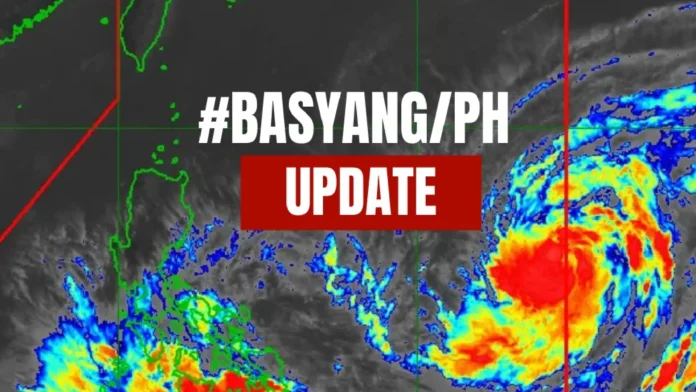 Bagyong Basyang mihinay na; pipila ka lugar anaa na sa Signal No. 1 ...
